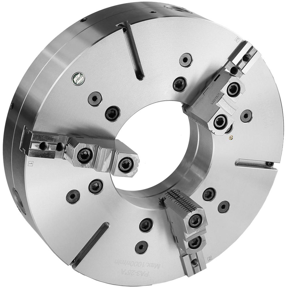 Gator Lathe Chucks - Manual Lathe Chuck: 25", 3 Jaws, Self-Centering | MSC Direct