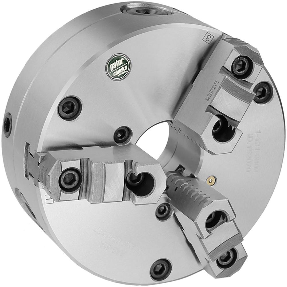 Gator Lathe Chucks - Manual Lathe Chuck: 12", 3 Jaws, Self-Centering | MSC Direct