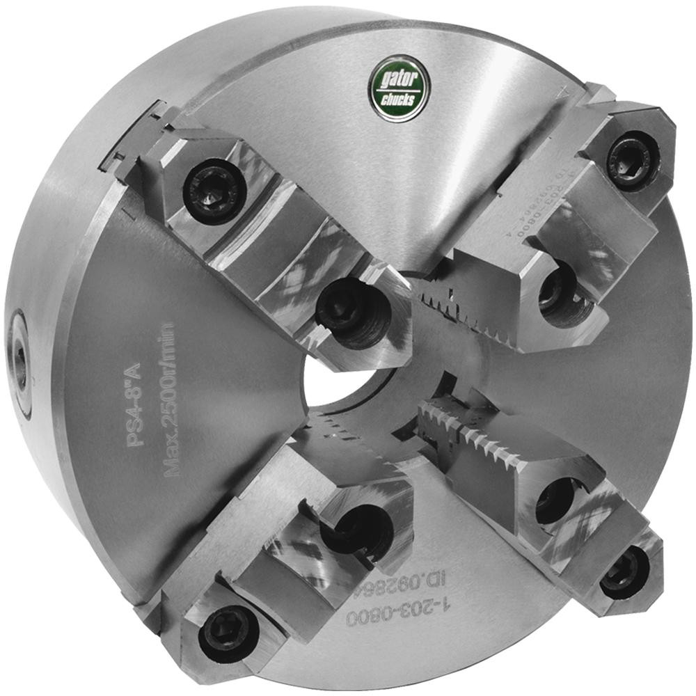 Gator Lathe Chucks - Manual Lathe Chuck: 10", 4 Jaws, Self-Centering | MSC Direct