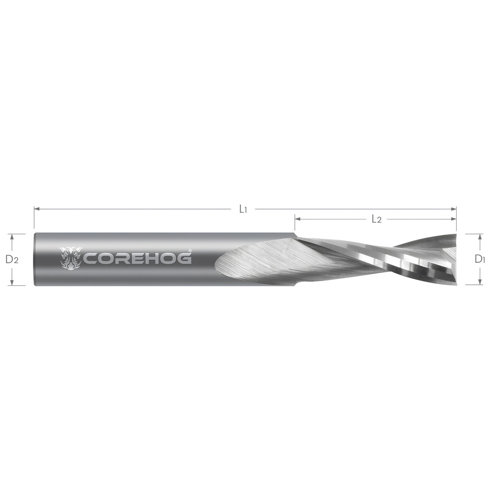 Corehog - Square End Mills; Length of Cut (Decimal Inch): 1.5000 ...