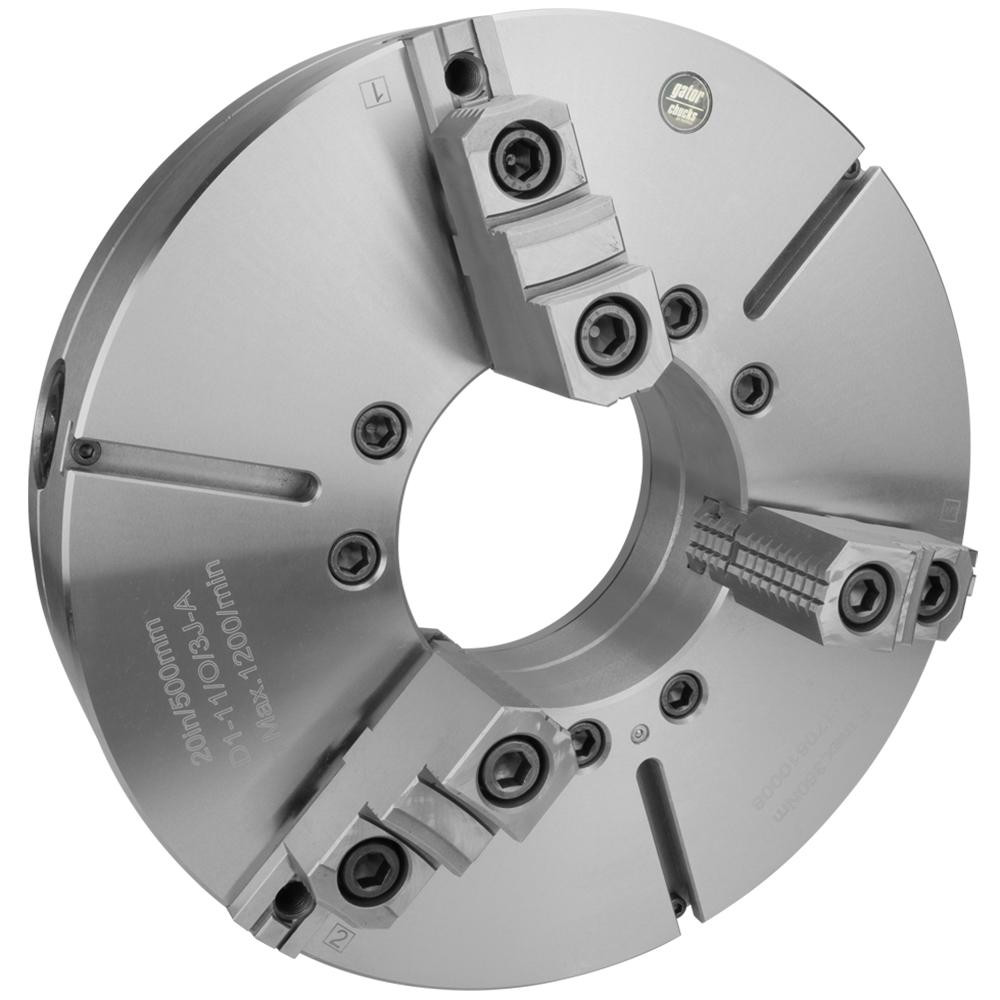 Gator Lathe Chucks - Manual Lathe Chuck: 25", 3 Jaws, Self-Centering | MSC Direct