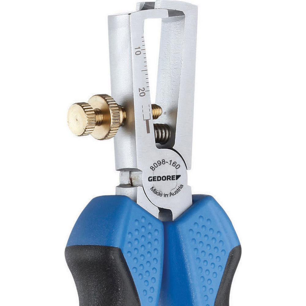 Gedore - Wire Stripper: 0.8 sq-mm to 6 sq-mm Max Capacity | MSC Direct