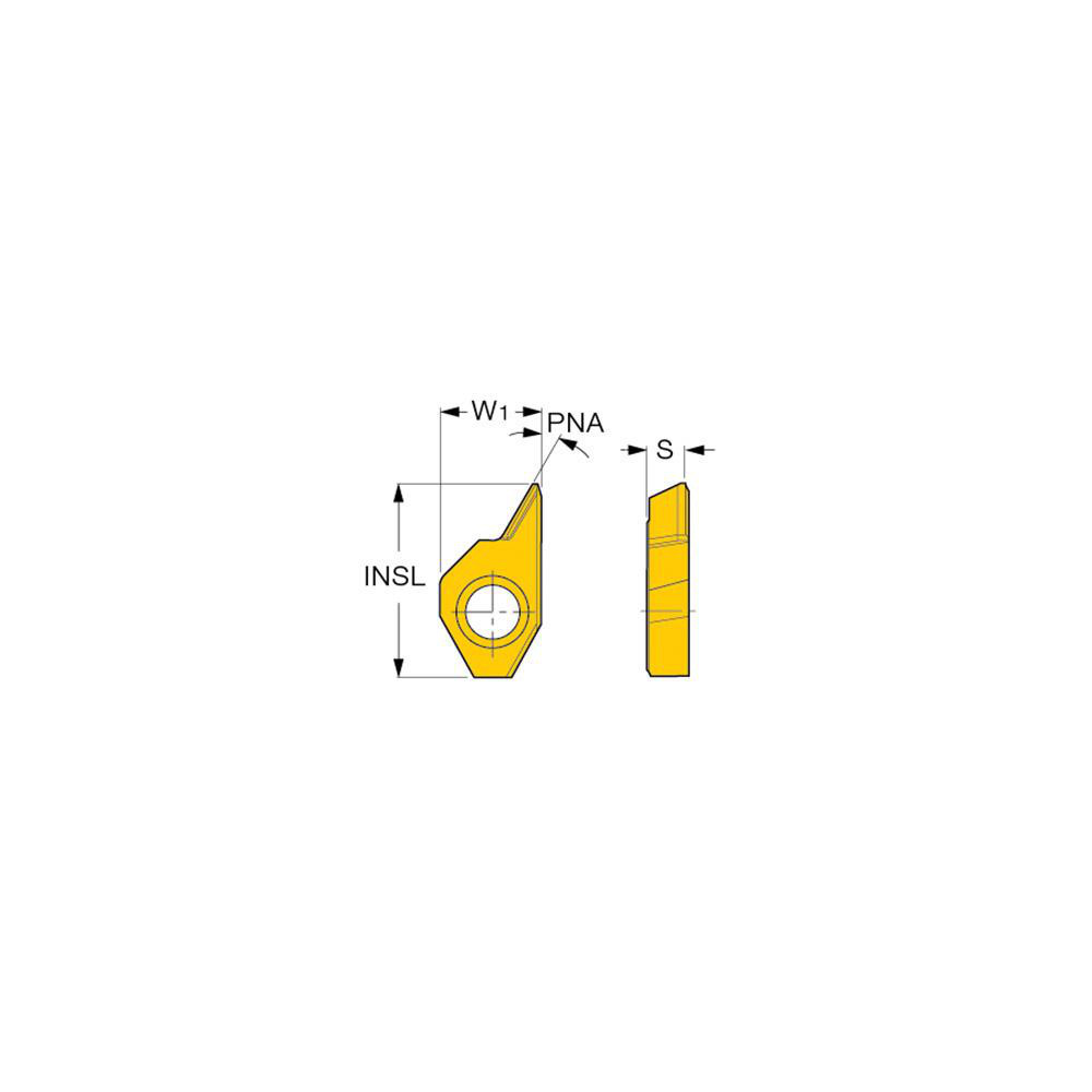Iscar - Drill Chamfer Inserts; Series: XCGT; Insert Size Code: 09; Insert Style: XCGT; Insert ...
