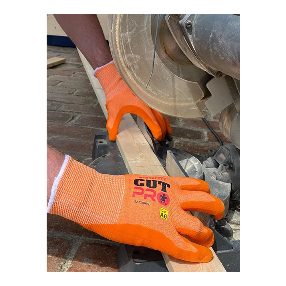MCR Safety - Cut, Puncture & Abrasion-Resistant Gloves: Cut Pro 92730HV, Size X-Large, ANSI Cut ...