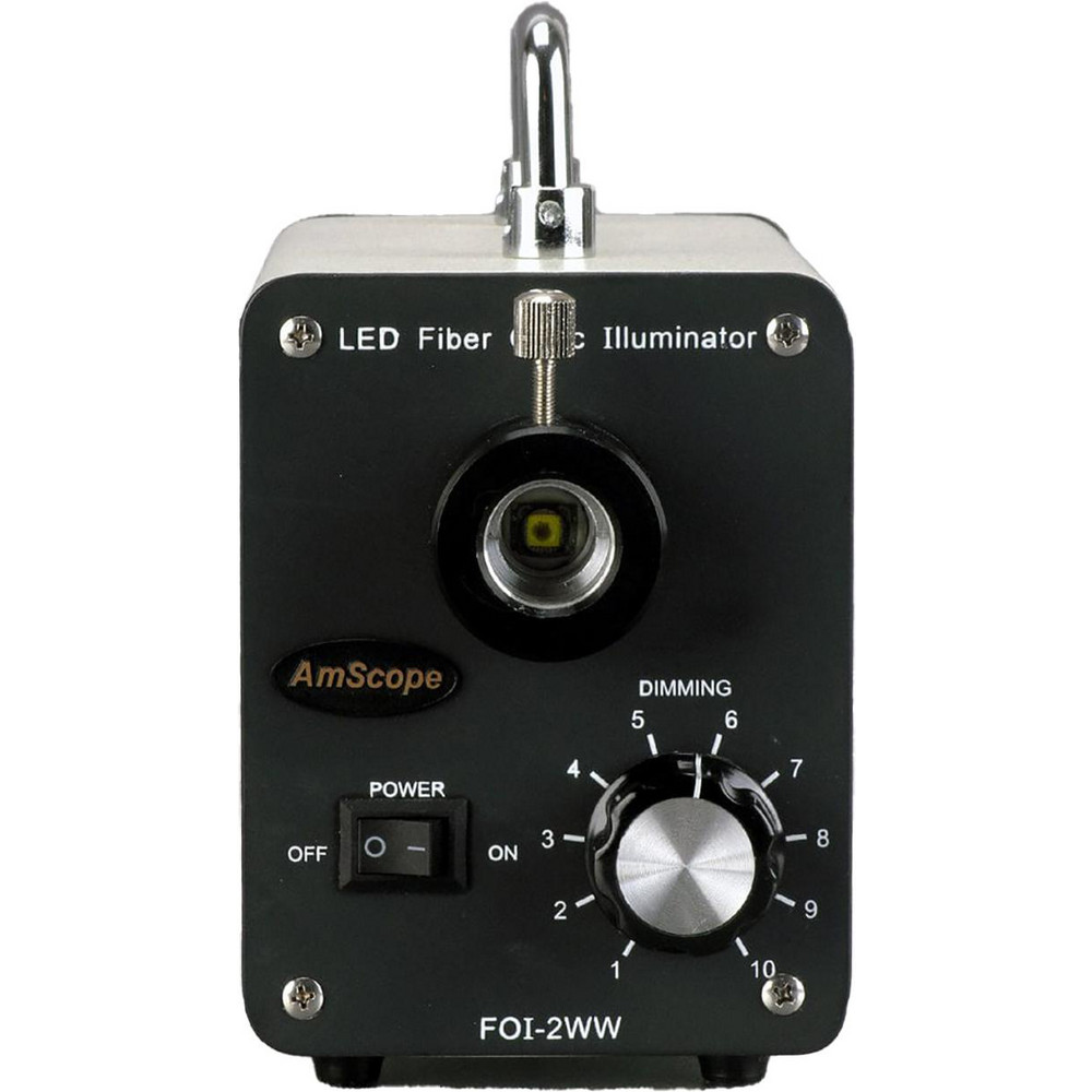 AmScope - 20W LED Fiber Optic Dual Gooseneck Lights Microscope ...