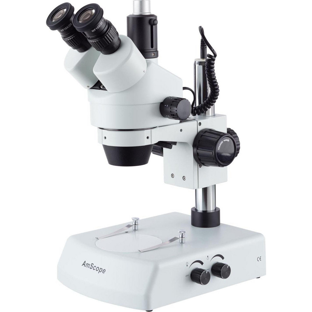 AmScope - 3.5X-180X LED Trinocular Zoom Stereo Microscope | MSC Direct
