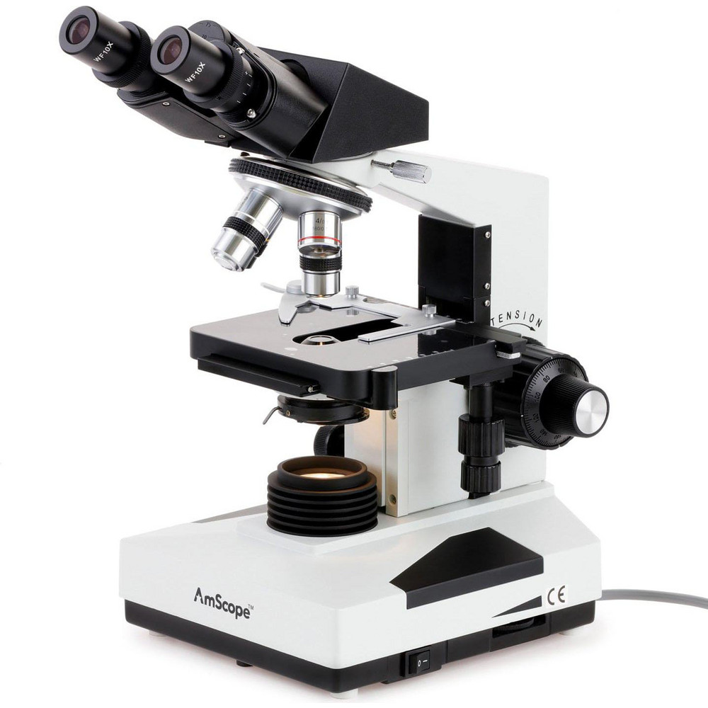 AmScope - 40X-2000X Binocular Compound Microscope | MSC Direct