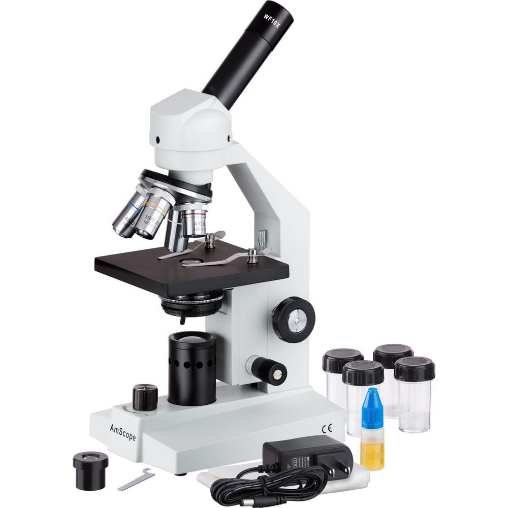 AmScope - 40x-2500x Cordless LED Compound Microscope | MSC Direct