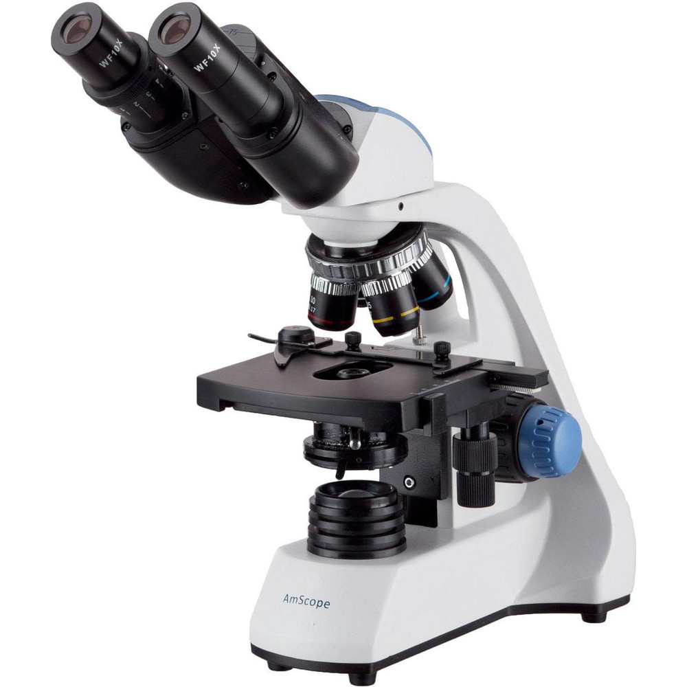 AmScope - 40X-2500X LED Binocular Compound Microscope with 5MP Eyepiece Camera | MSC Direct