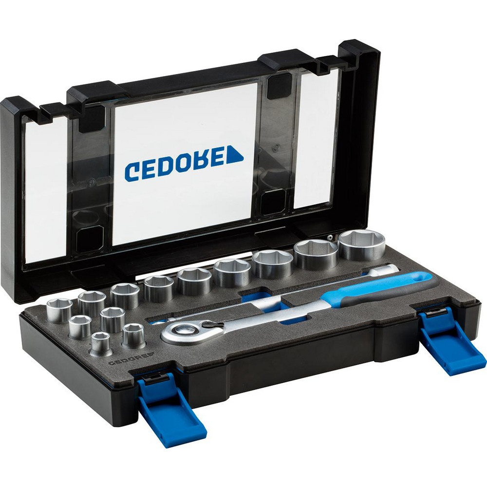 Gedore - 15PC 1/2"DR 10-32MM STANDARD SOCKET SET | MSC Direct