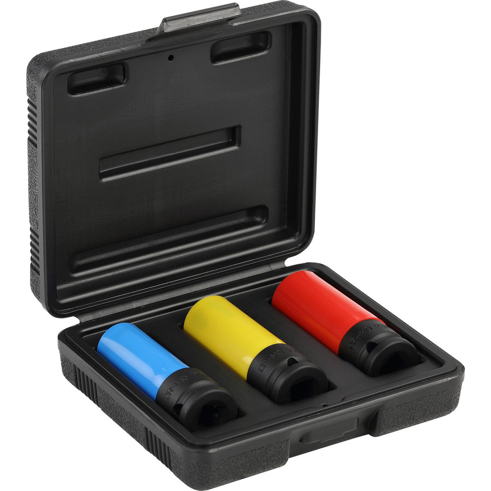 Gedore - Socket Set: Impact, 3 Pc, 1/2" Drive | MSC Direct