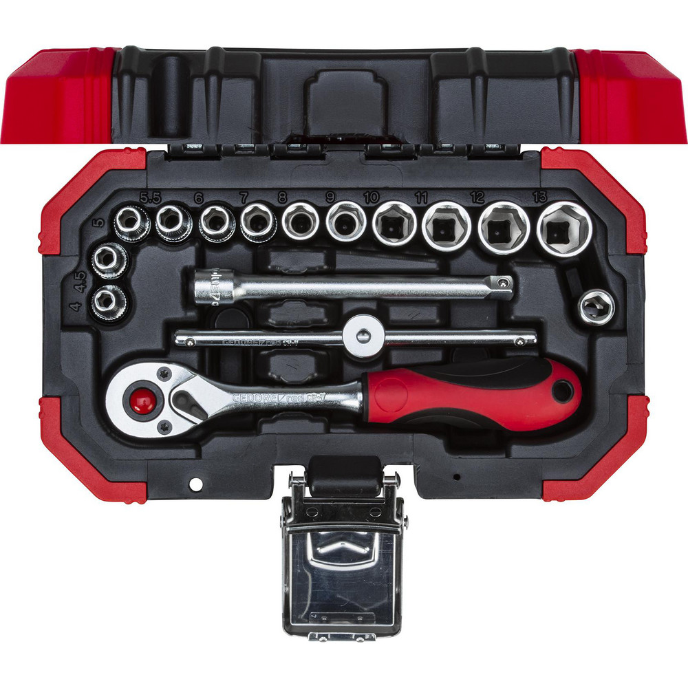 Gedore - Socket Set: Standard, 16 Pc, 1/4" Drive | MSC Direct