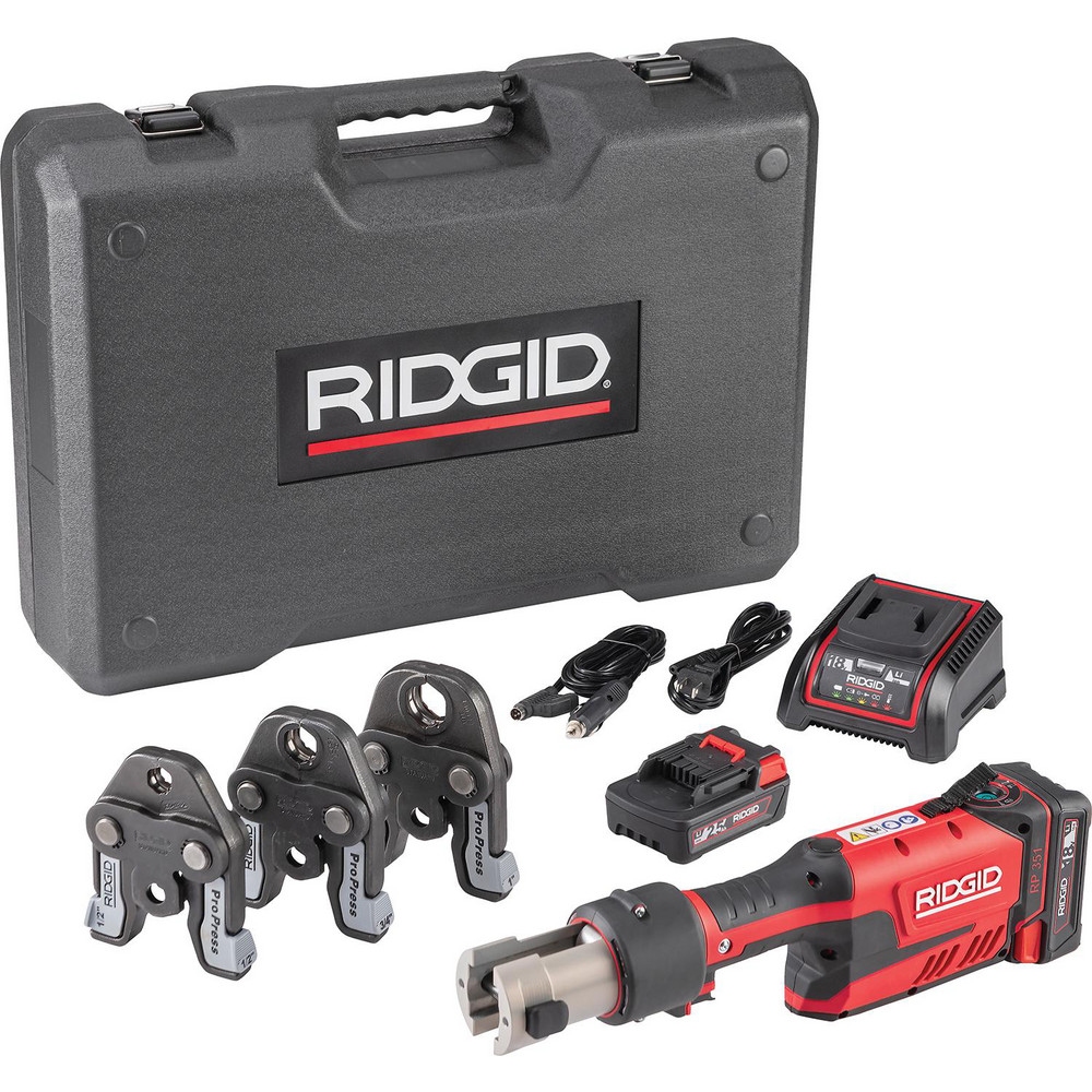 Ridgid - Benders, Crimpers & Pressers; Crimper Type: Press Tool Kit ...
