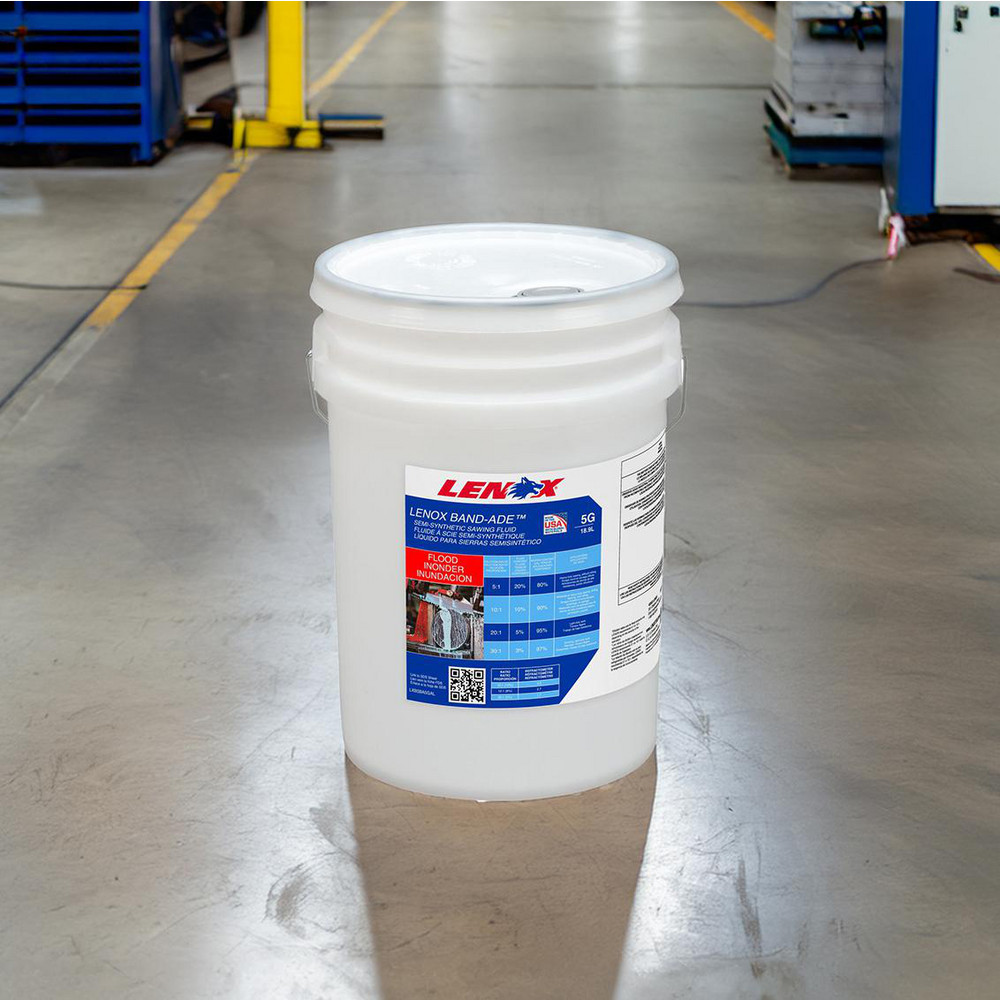 Lenox - Sawing Fluid: Lenox Band-Ade, Semi-Synthetic, 5 gal Pail | MSC ...