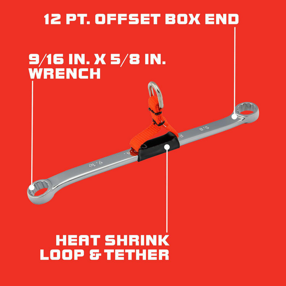 Facom - Obstruction Box End Wrench: 12 Point, Double End | MSC Direct