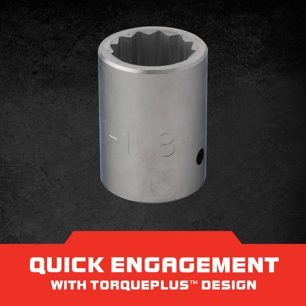 Proto - Hand Sockets; Drive Size (Inch): 1in ; Socket Size: 1.125in ...