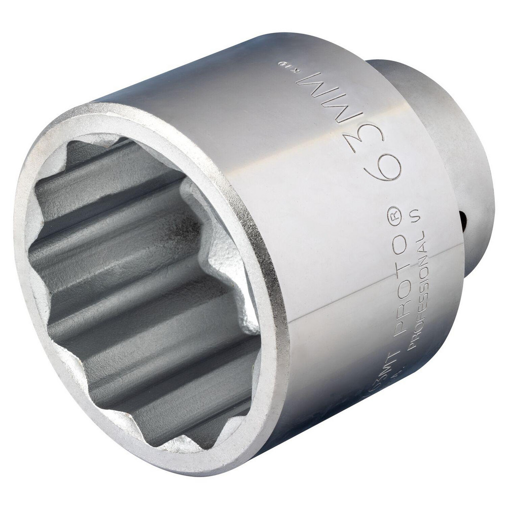 Proto - Standard Hand Socket: 1" Drive, 63.00 mm Socket, 12-Point | MSC ...