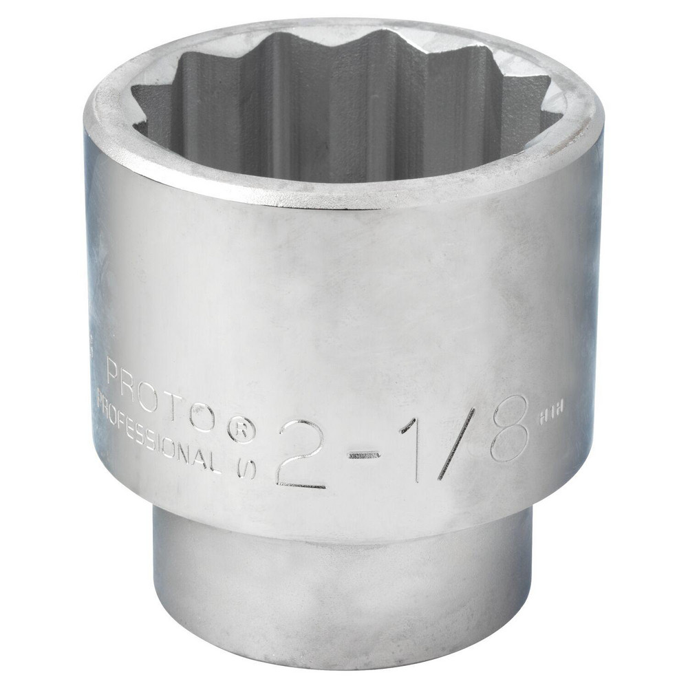 Proto - Standard Hand Socket: 1" Drive, 2-1/8" Socket, 12-Point | MSC ...