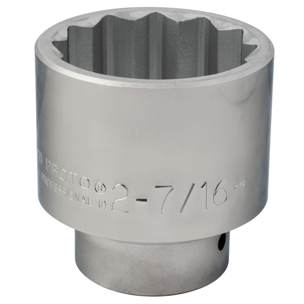 Proto - Standard Hand Socket: 1" Drive, 2-7/16" Socket, 12-Point | MSC ...
