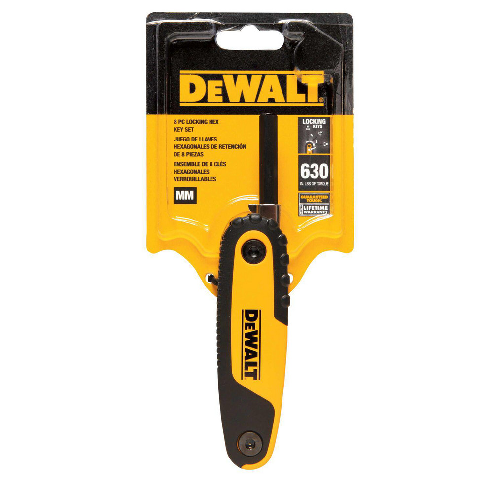 DeWALT - Hex Key Sets: Ball End: No; Handle Type: Folded | MSC Direct