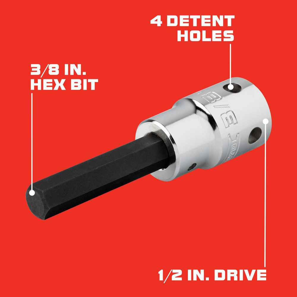 Proto - Hand Hex & Torx Bit Sockets: Socket Type: Hex Bit Socket; Drive ...