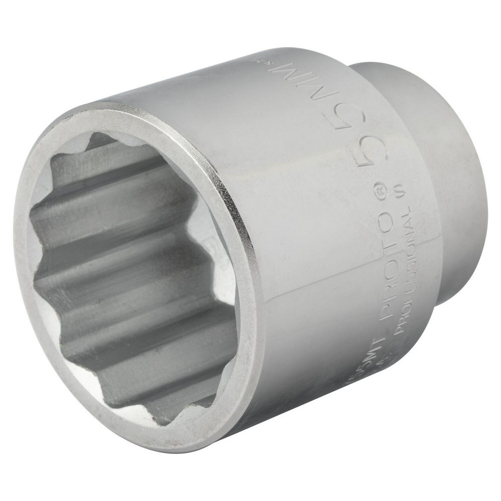 Proto - Standard Hand Socket: 1" Drive, 55.00 mm Socket, 12-Point | MSC ...