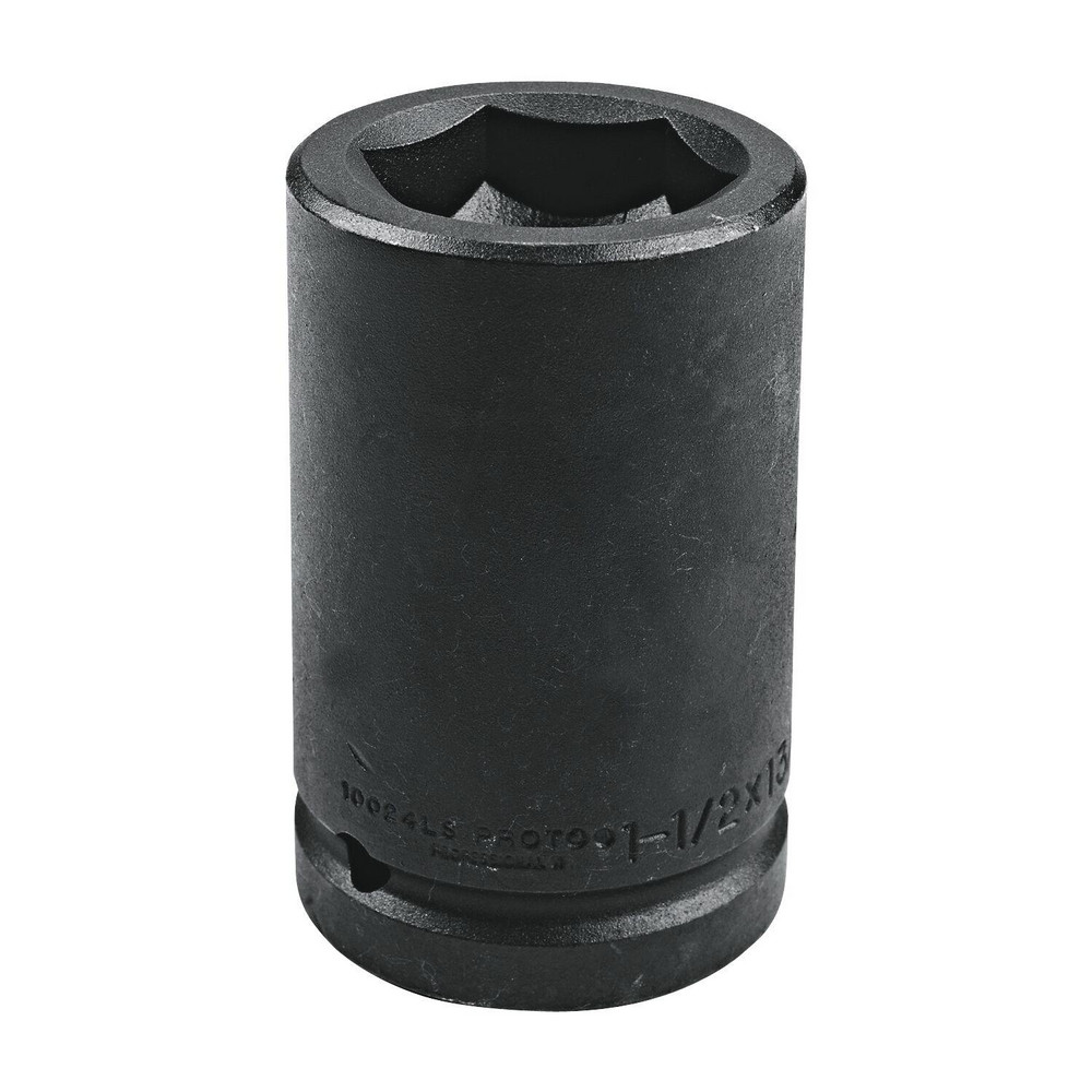 Proto - Impact Socket: 1" Drive, 1-1/2" Socket, Hex Drive | MSC Direct