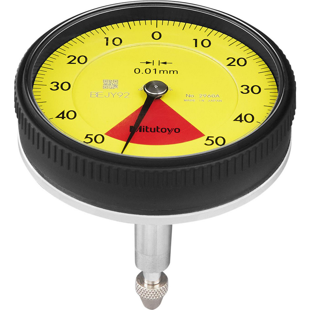 Mitutoyo - Dial Drop Indicator: 50-0-50 Dial Reading, 0.0140 mm ...