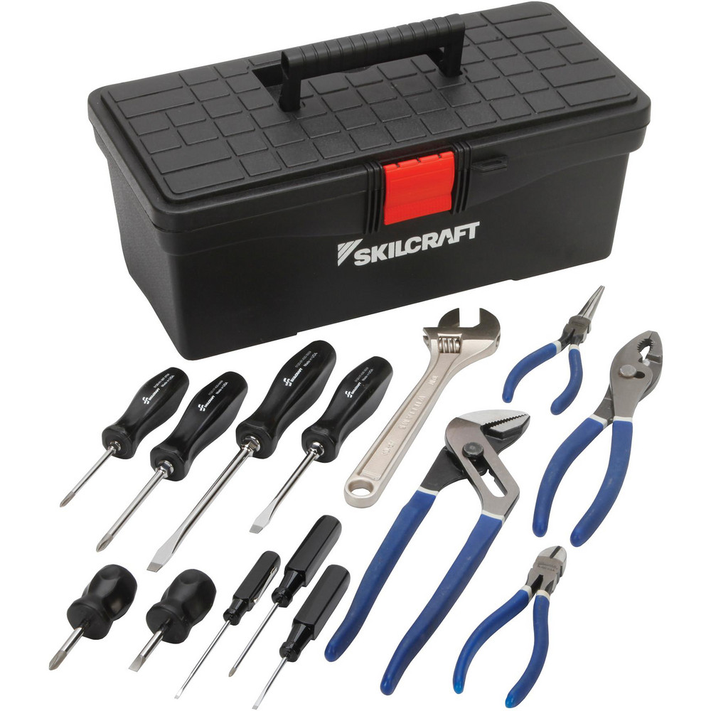 AbilityOne - Wrench, Plier & Screwdriver Set: 14 Pc | MSC Direct