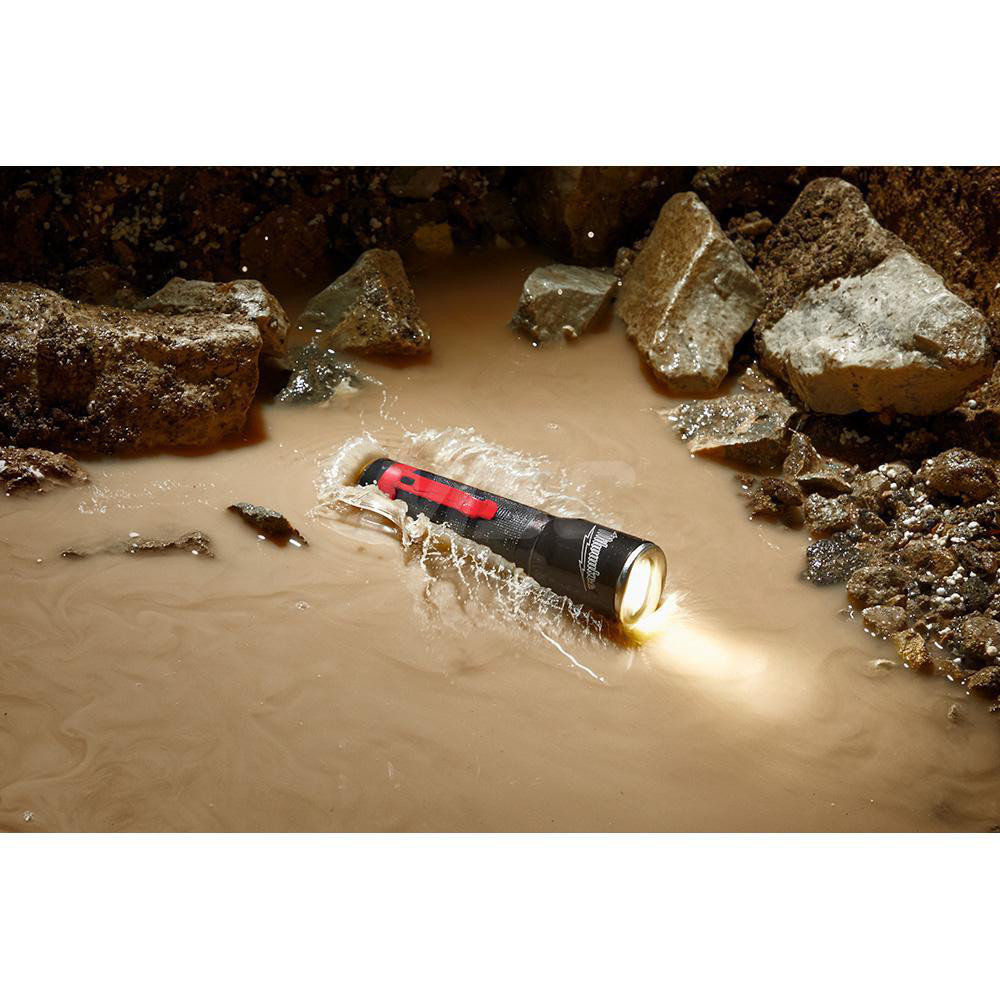 Milwaukee Tool - Handheld Flashlight: LED, 325 Lumens, 18 hr Max Run ...