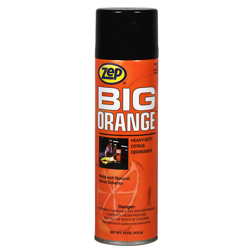ZEP - Big Orange Industrial Aerosol Citrus Degreaser, 15 oz, Citrus ...