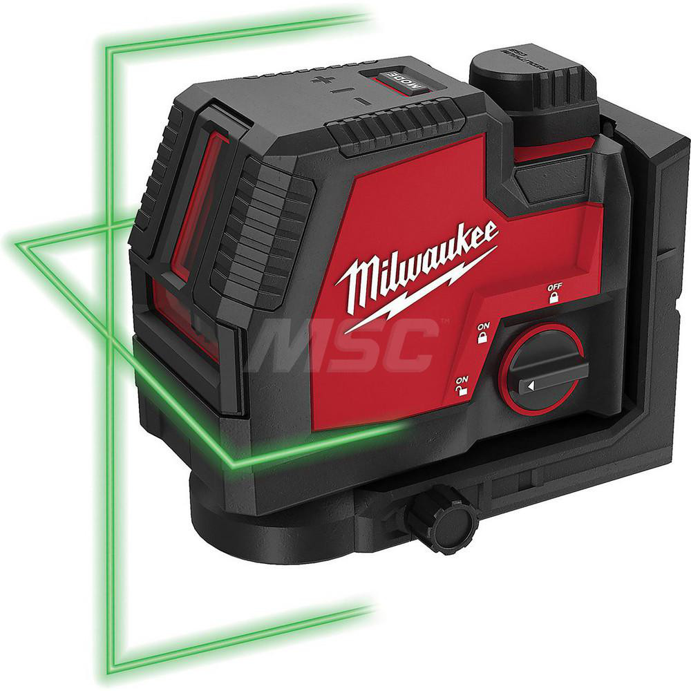 Milwaukee Tool - Cross Line Level: 2 Beams, Green Beam | MSC Direct
