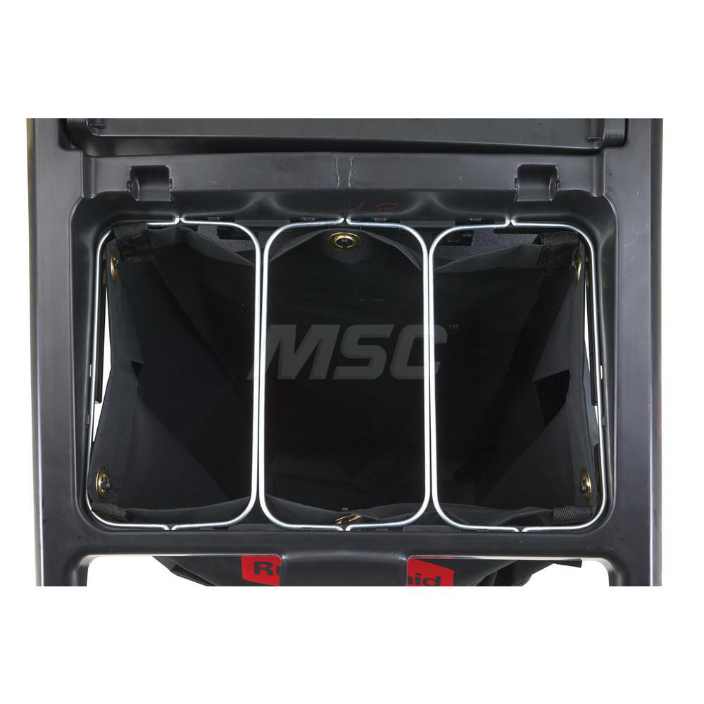 Rubbermaid - Cart Accessories: Accessory Type: Wire Bag Holder; For Use ...