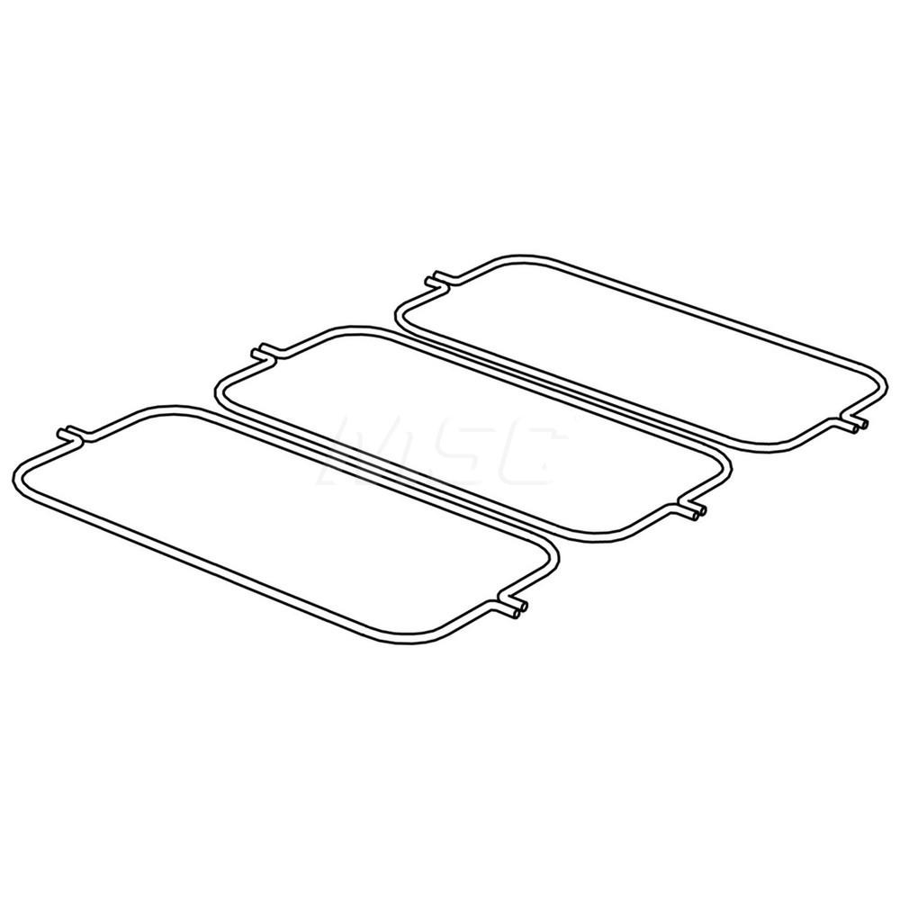 Rubbermaid - Cart Accessories: Accessory Type: Wire Bag Holder; For Use ...