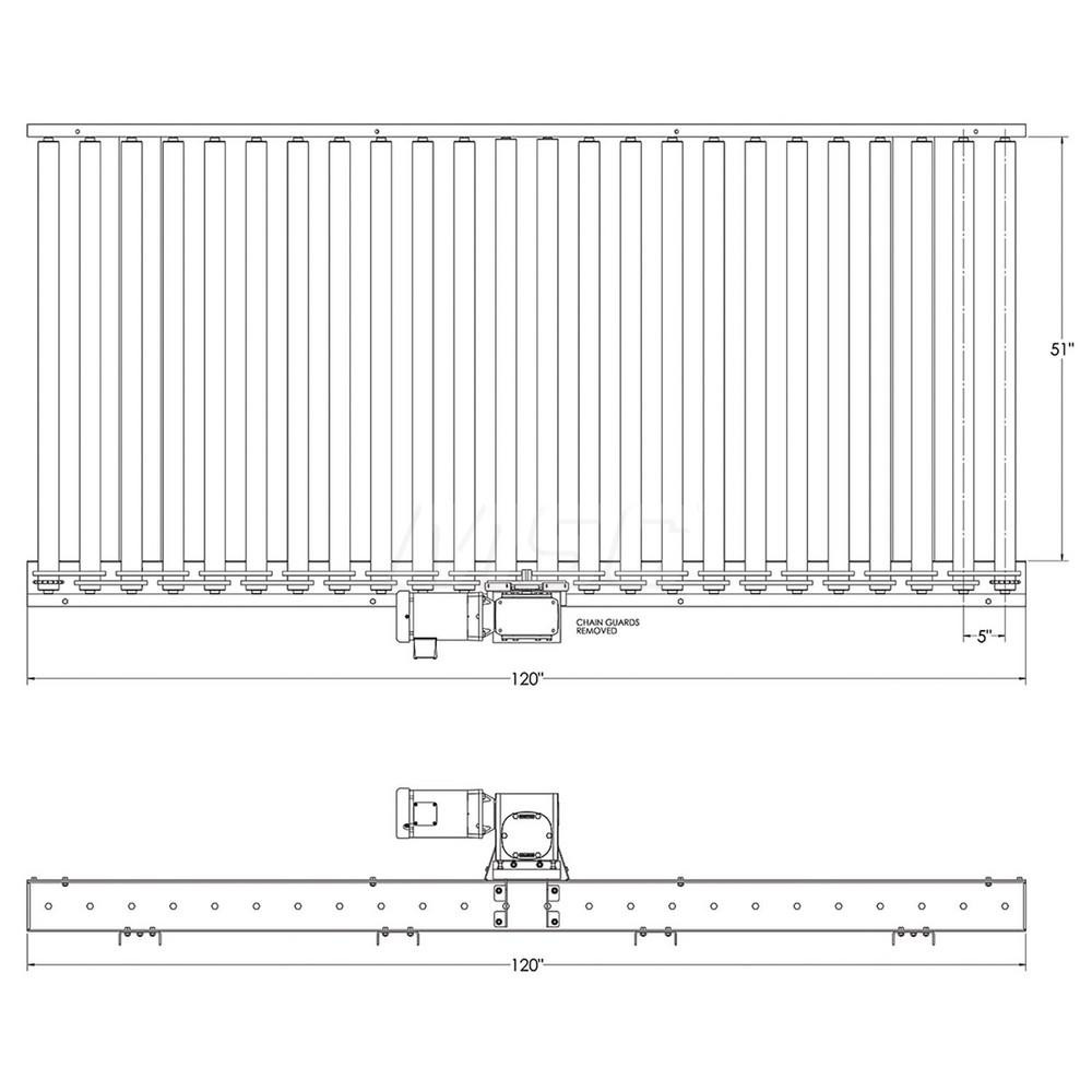 Ashland Conveyor - Motorized Conveyors; Type: Drive Unit; Belt Width ...