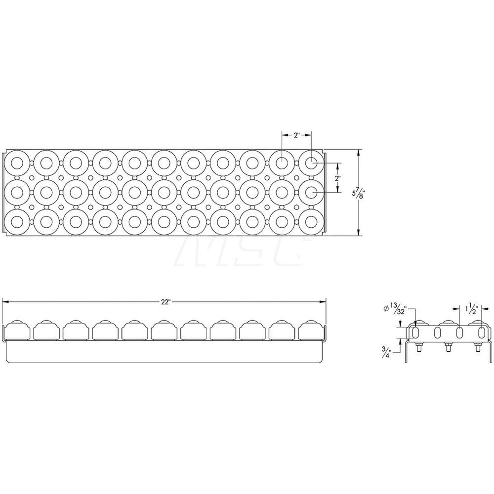 Ashland Conveyor - Conveyor Accessories: Type: Ball Transfer Plate ...