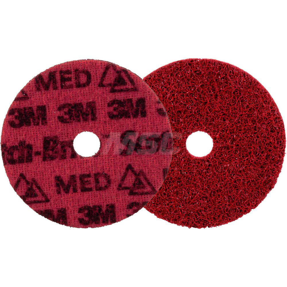 3M - Deburring Disc: 4" Dia, Medium Grade, Ceramic | MSC Direct