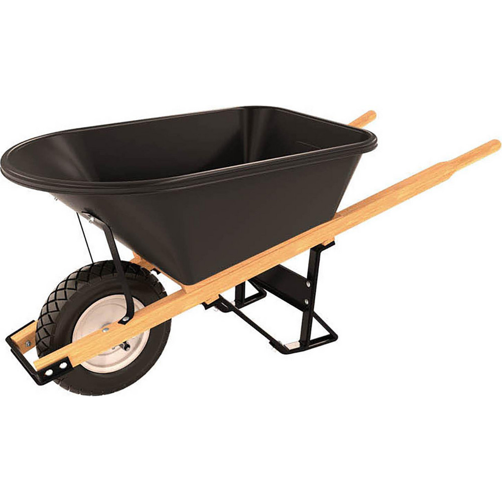 Bon Tool - Wheelbarrow: 250 lb Capacity, Flat-Free Wheel Wheel | MSC Direct