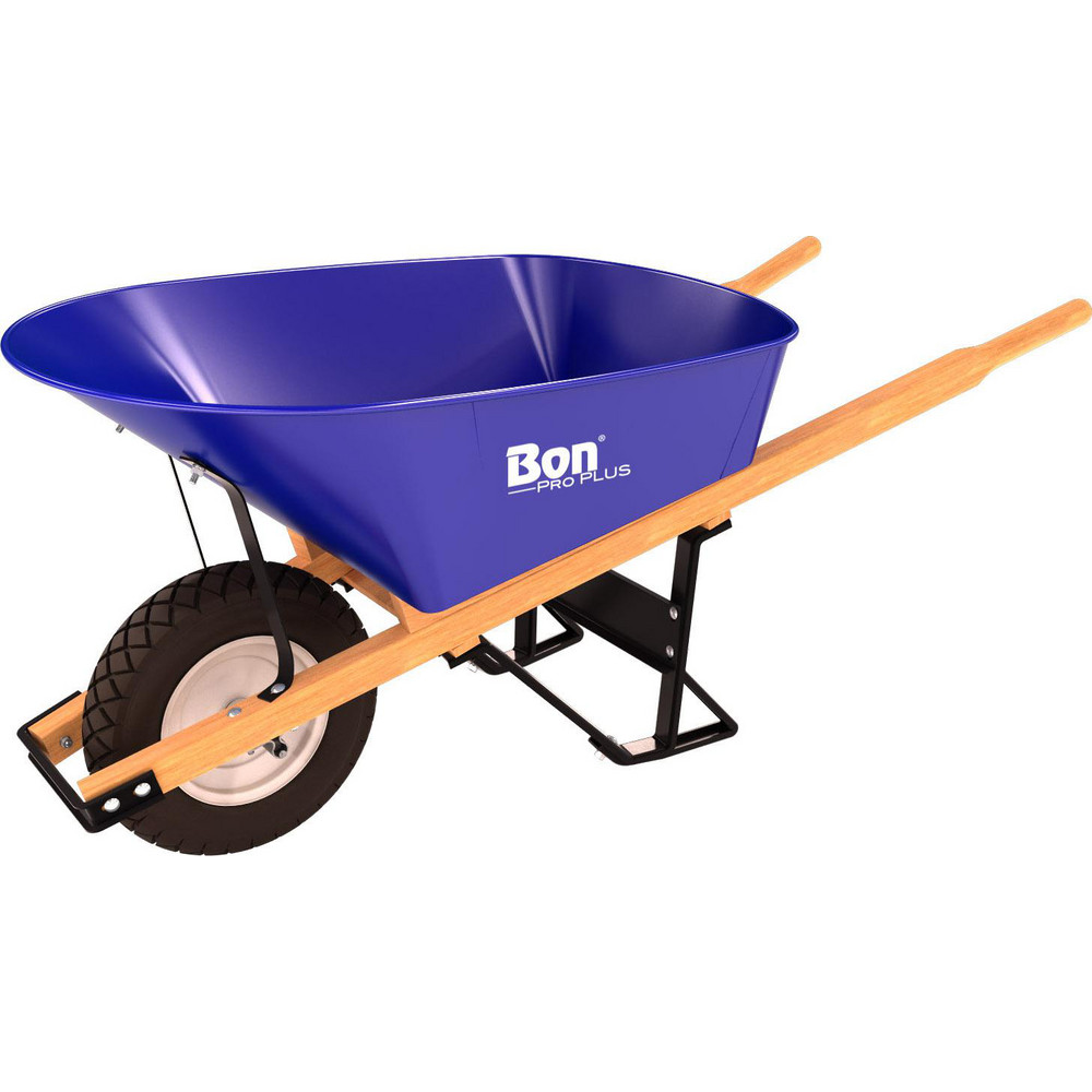 Bon Tool - Wheelbarrow: 250 lb Capacity, Flat-Free Wheel Wheel | MSC Direct