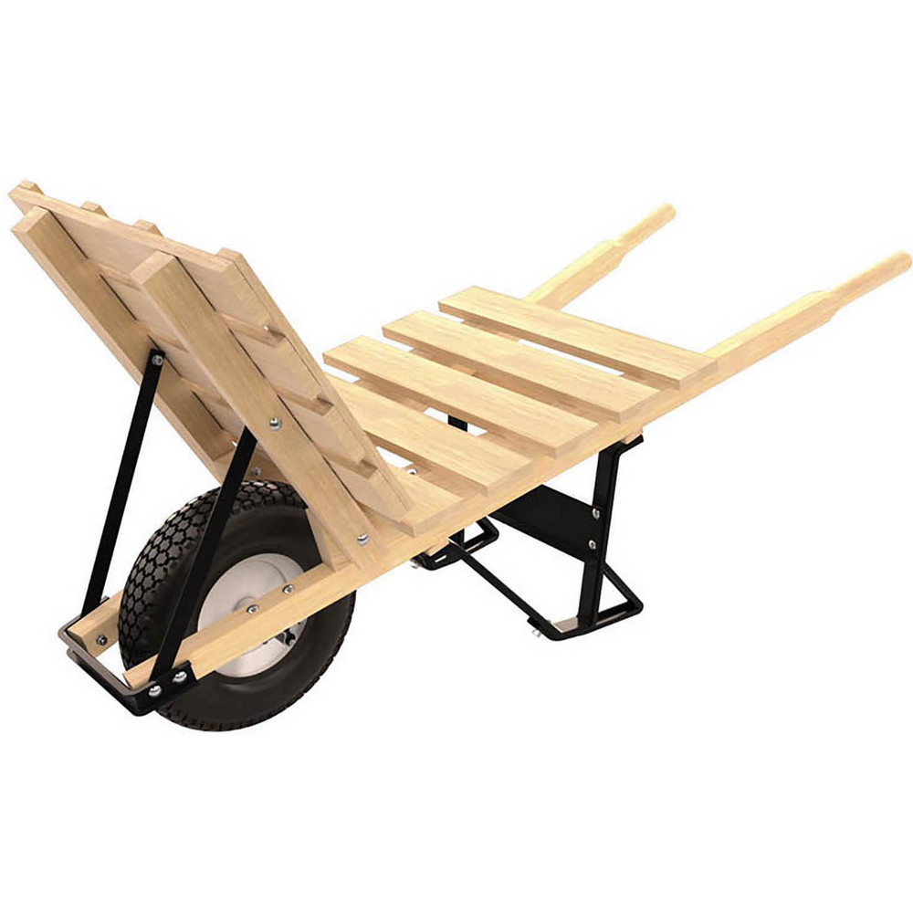 Bon Tool - Wheelbarrow: 250 lb Capacity, Flat-Free Wheel Wheel | MSC Direct