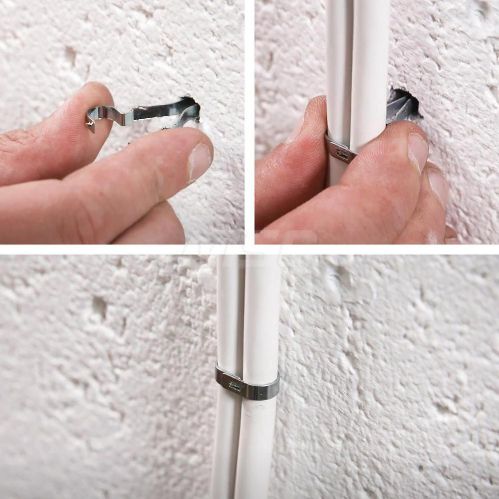 D-Line - Cable Support Hook: Steel, Pre-Galvanized Finish | MSC Direct