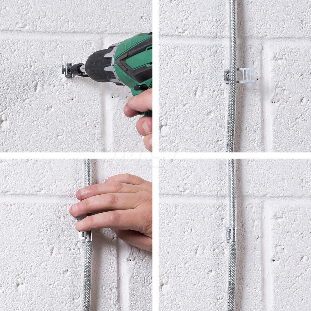 D-Line - CTS Pipe & Cable Support Hook: Steel, Pre-Galvanized Finish ...