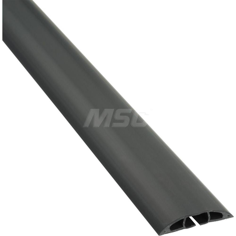 D-Line - Floor Cable Cover: Polyvinylchloride, 1 Channel | MSC Direct