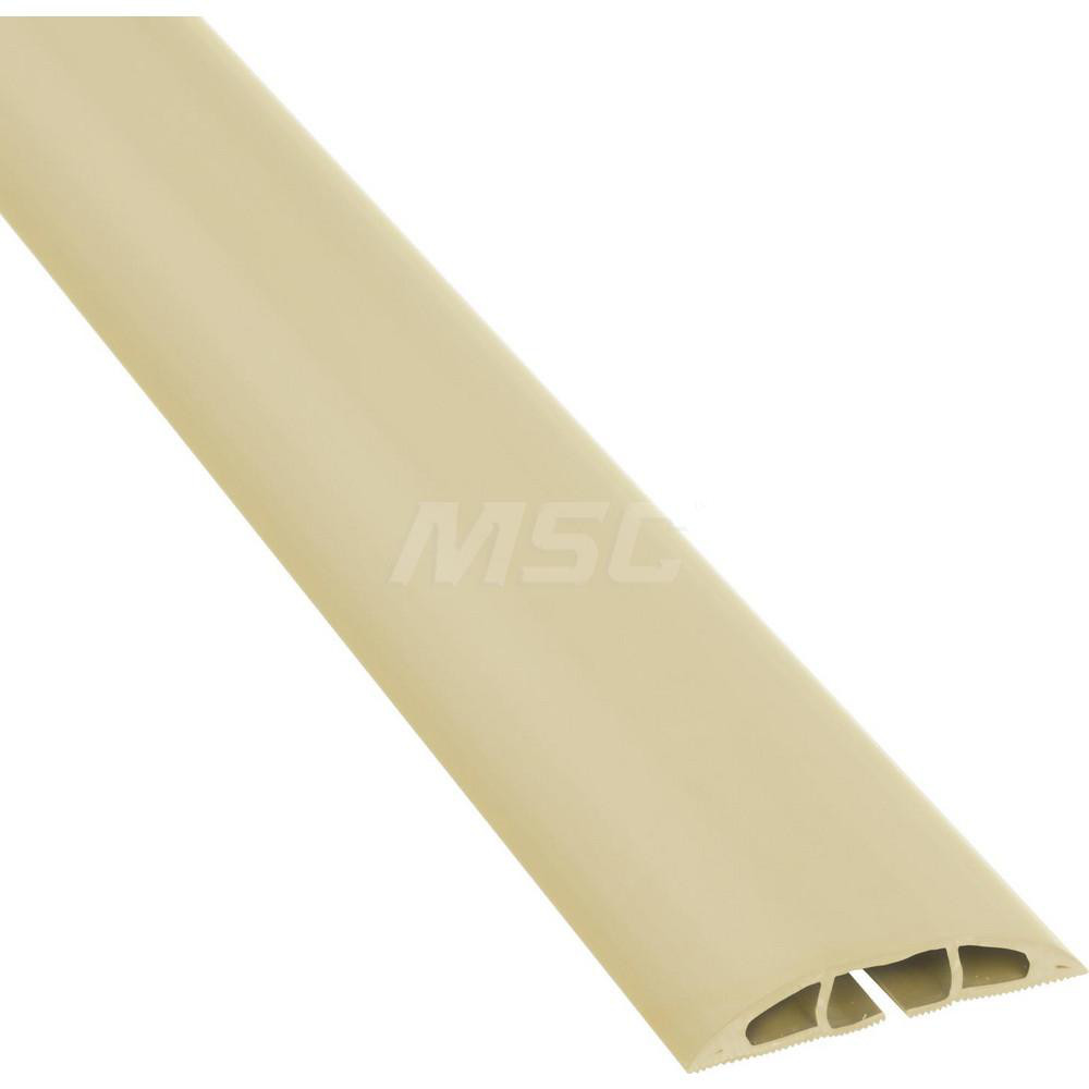 D-Line - Floor Cable Cover: Polyvinylchloride, 1 Channel | MSC Direct