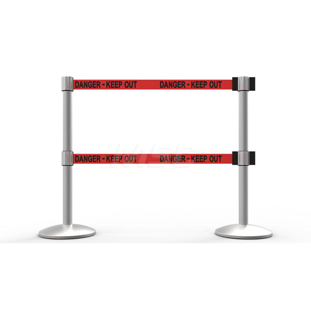 Banner Stakes - Free Standing Retractable Belt Barrier Post: 40" High ...