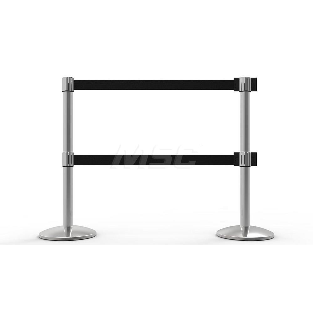 Banner Stakes - Free Standing Retractable Belt Barrier Post: 40" High ...
