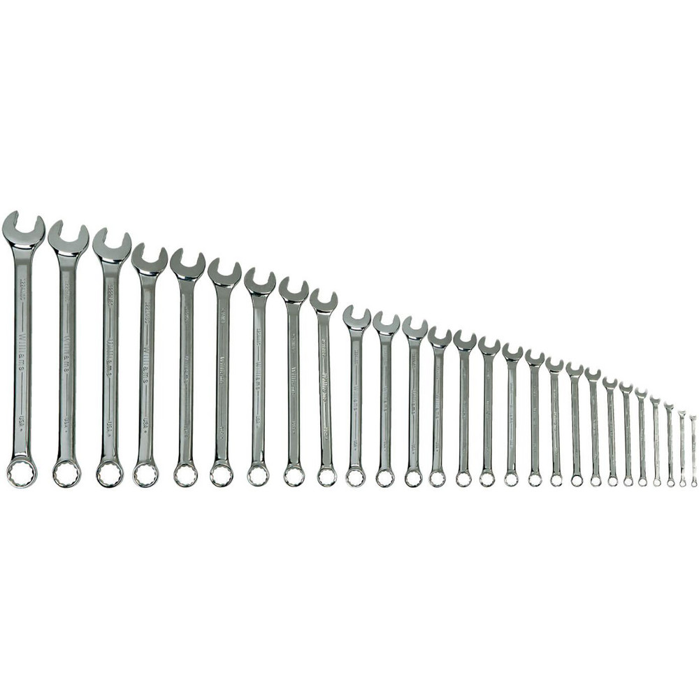 Williams - Combination Wrench Set: 27 Pc, 6 mm - 36 mm Wrench, Metric ...