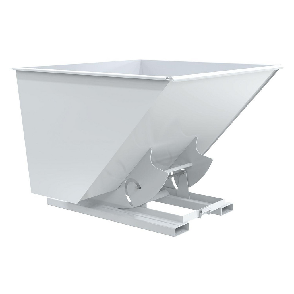 Vestil - Stationary Tilt Hopper: 6,000 lb Capacity, 70" Wide, 69" Long ...