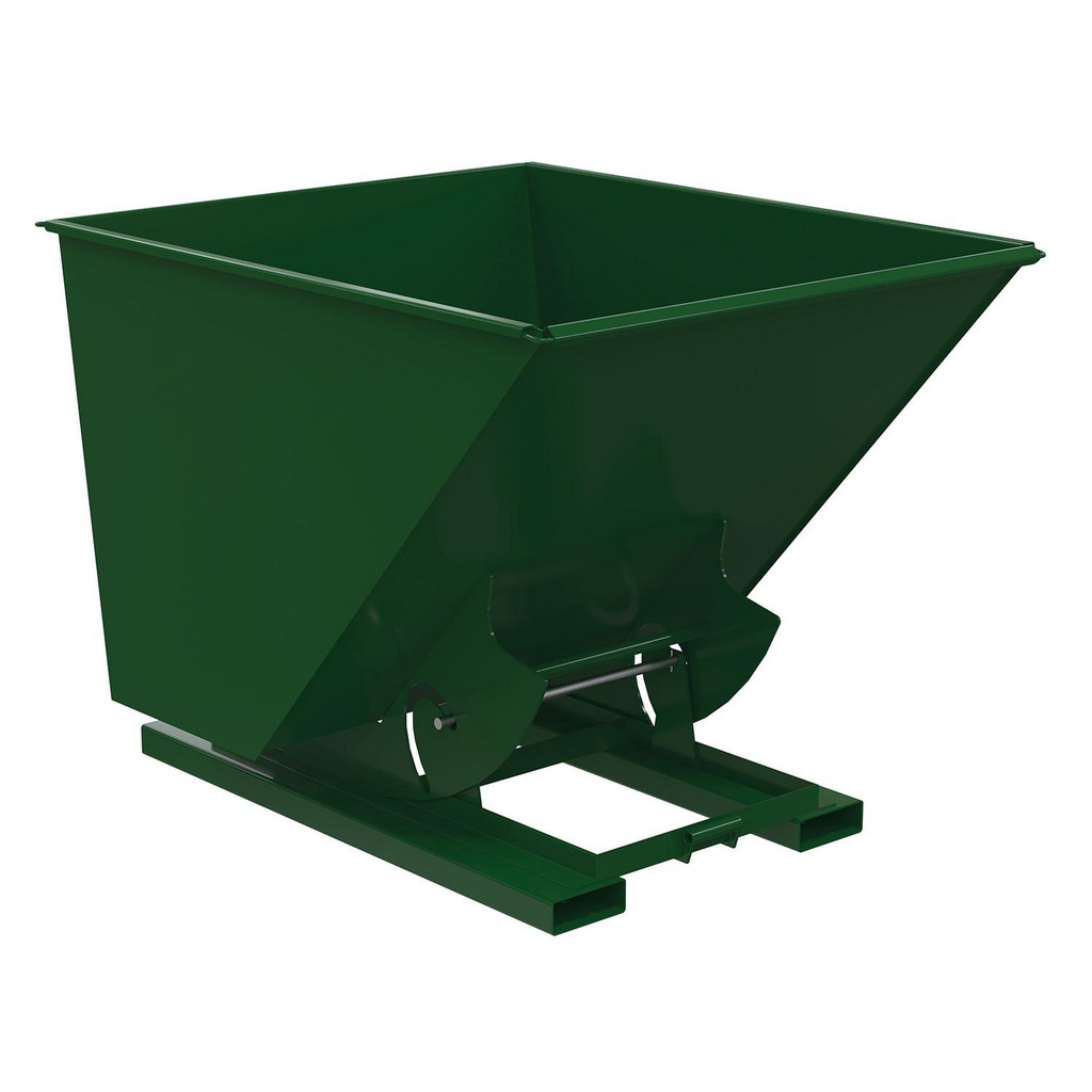 Vestil - Stationary Tilt Hopper: 4,000 lb Capacity, 57" Wide, 69" Long ...
