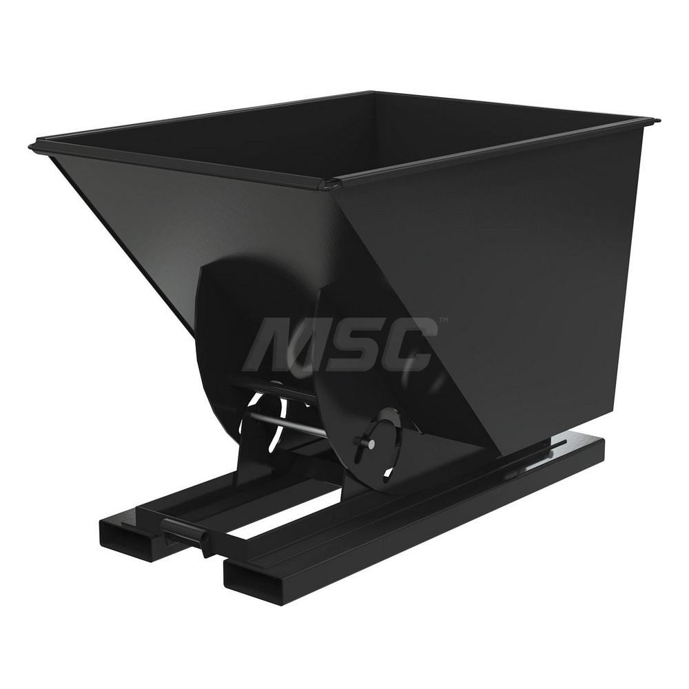 Vestil - Stationary Tilt Hopper: 6,000 lb Capacity, 42" Wide, 62" Long ...